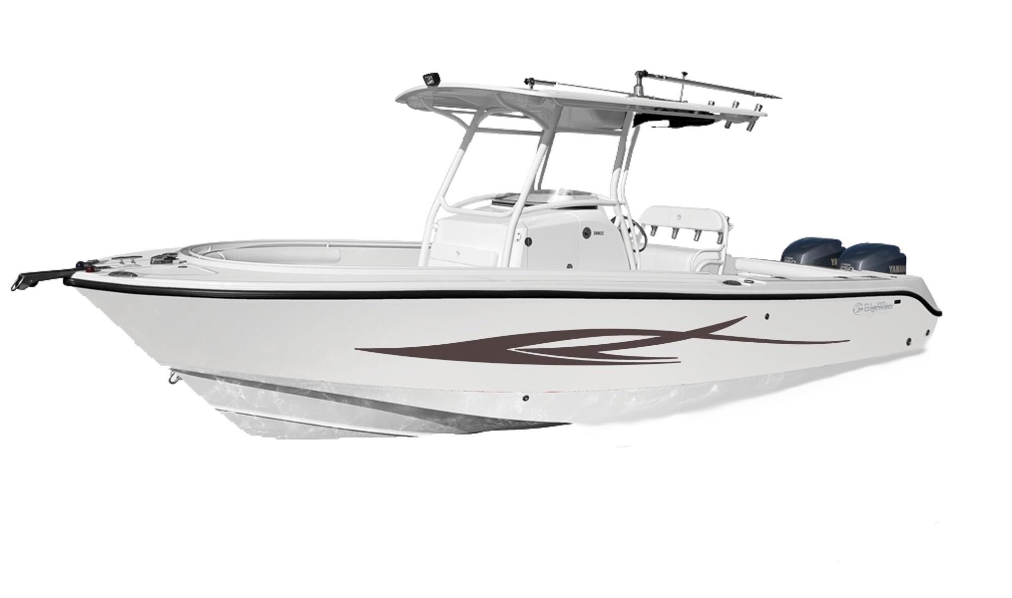 Boat Decals for Canoes, Rafts, and Yachts Weatherproof Large Vinyl ...