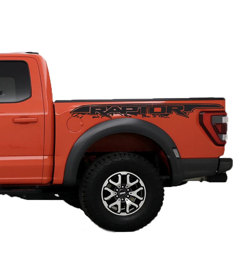 Ford F-150 Raptor New Design Bedside Decals - Custom Vinyl Stickers ...