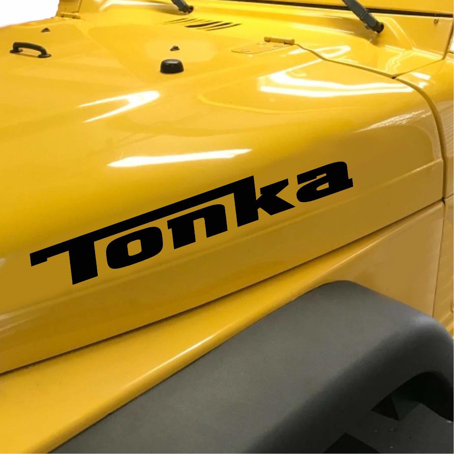 Tonka Vinyl Hood Decals Jeep and Trucks Custom Stickers Fit Side Hood ...