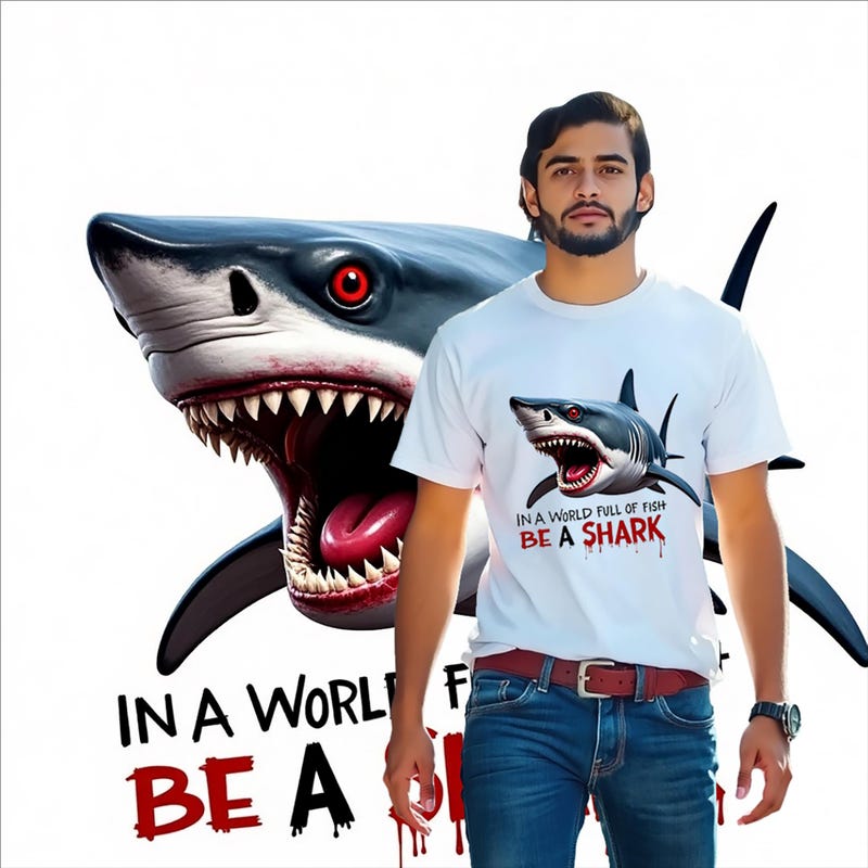 Shark Fin Shirt - Etsy