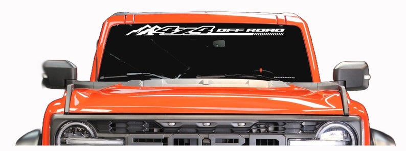 Windshield Banner 4x4 off Road Vinyl Decals Stickers Custom Graphic ...