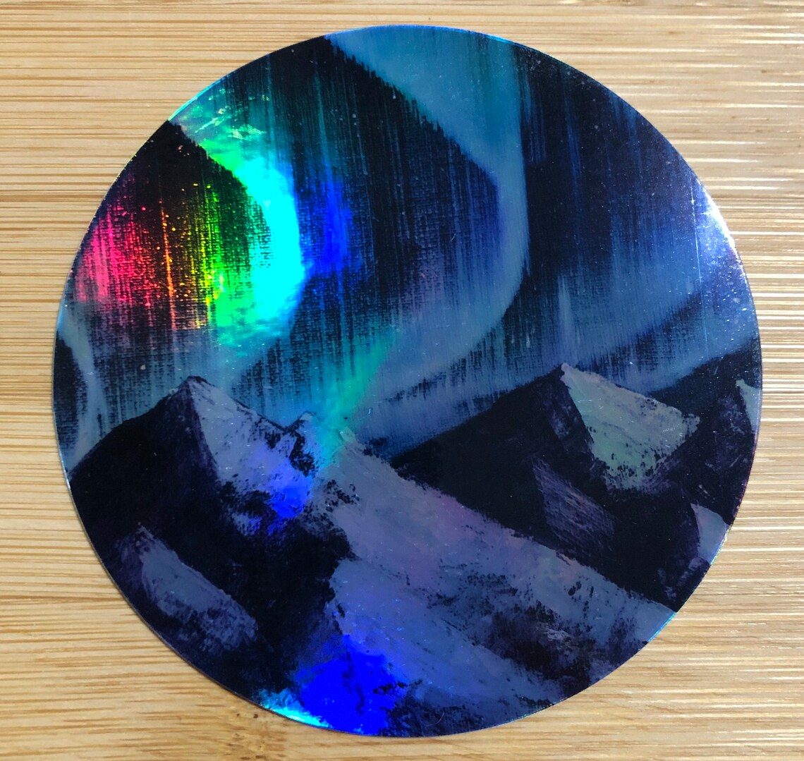 Northern Lights Sticker - Etsy