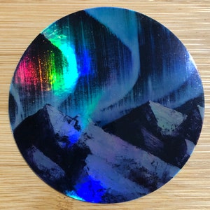 Northern Lights Sticker - Etsy