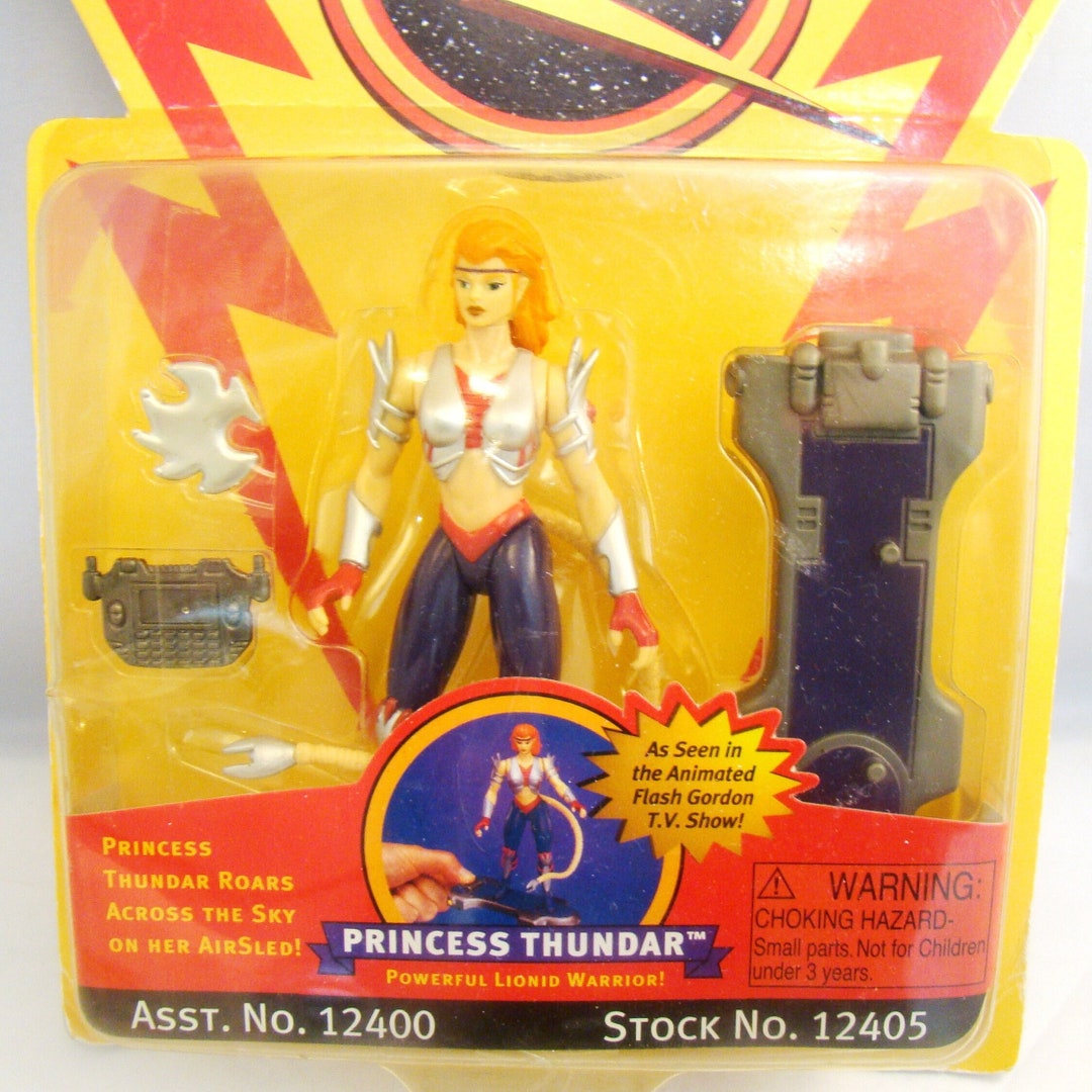 Flash Gordon Princess Thundar Action Figure Playmates 1996 Vintage Etsy 0759
