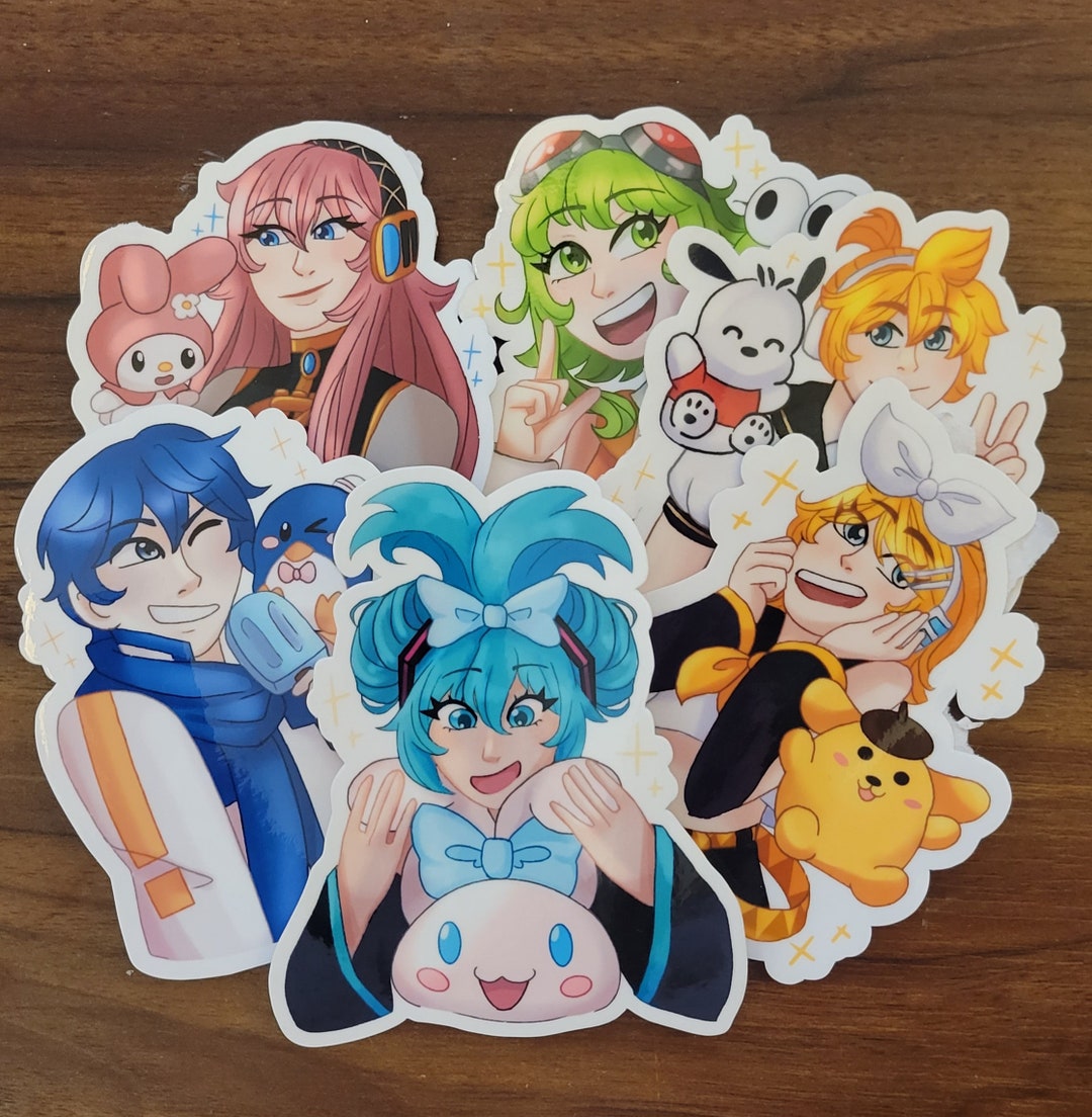 Vocaloid X Sanrio Stickers - Etsy