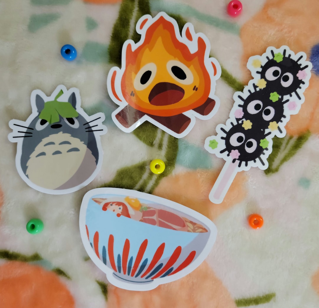 Anime Film Character Stickers - Etsy