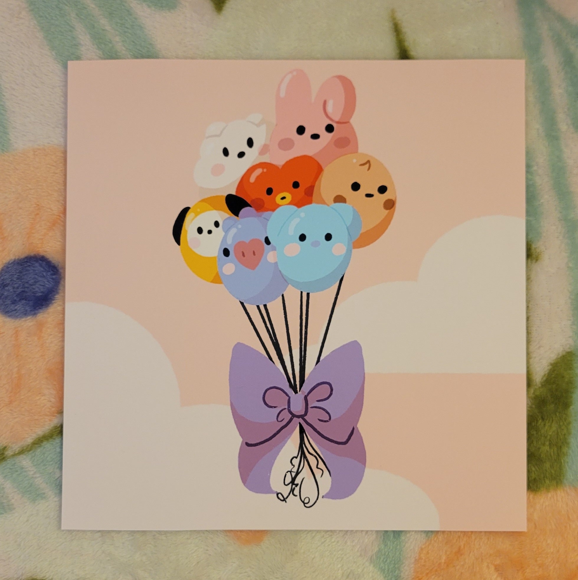 Bt21 Balloon Print - Etsy