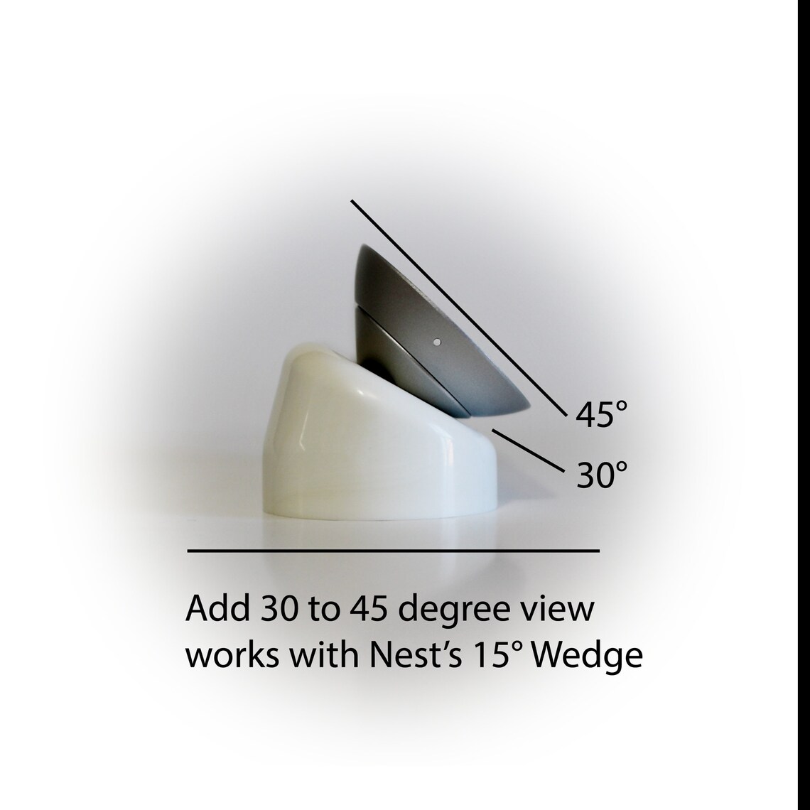 Nest Hello Wedge Kit (black) - 30 to 45-degrees - by Airtech Home ...