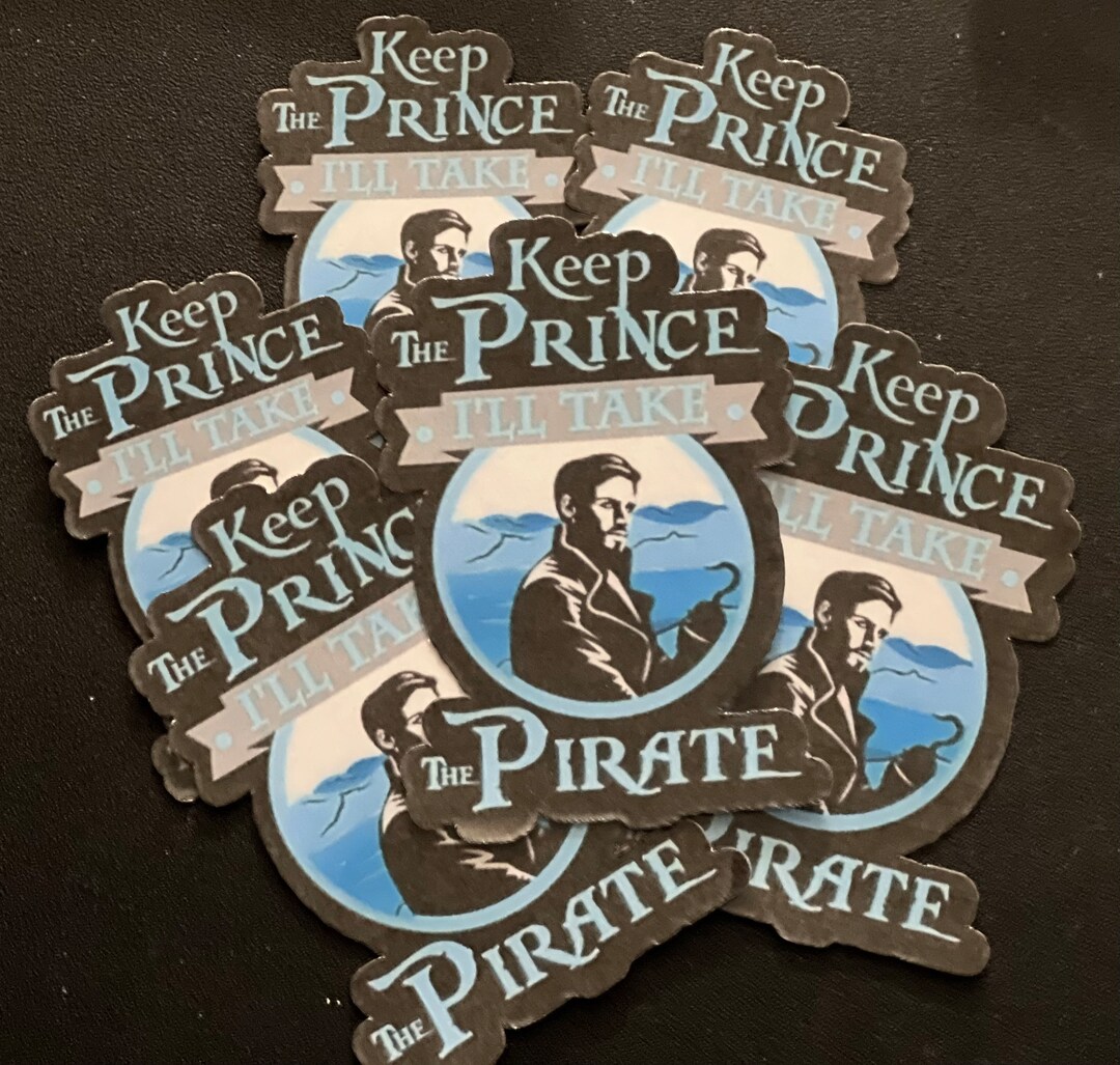 Captain Hook Once Upon A Time Sticker - Laminated - Etsy