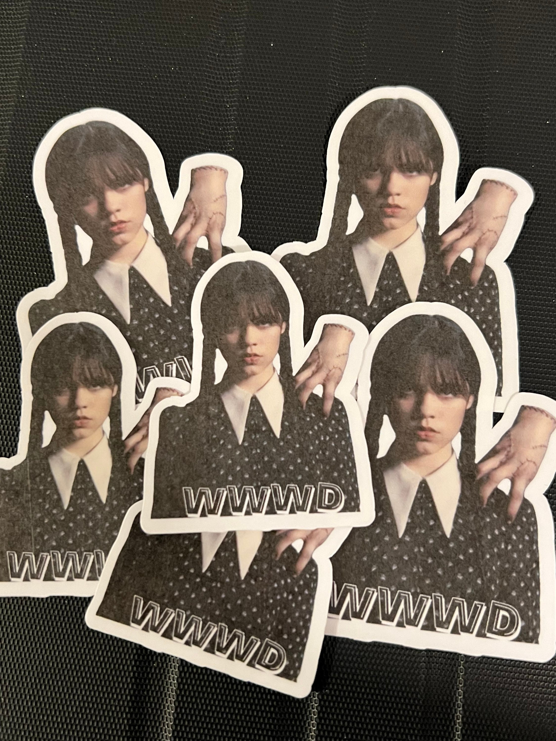 Wednesday Addams Sticker - Laminated - Etsy