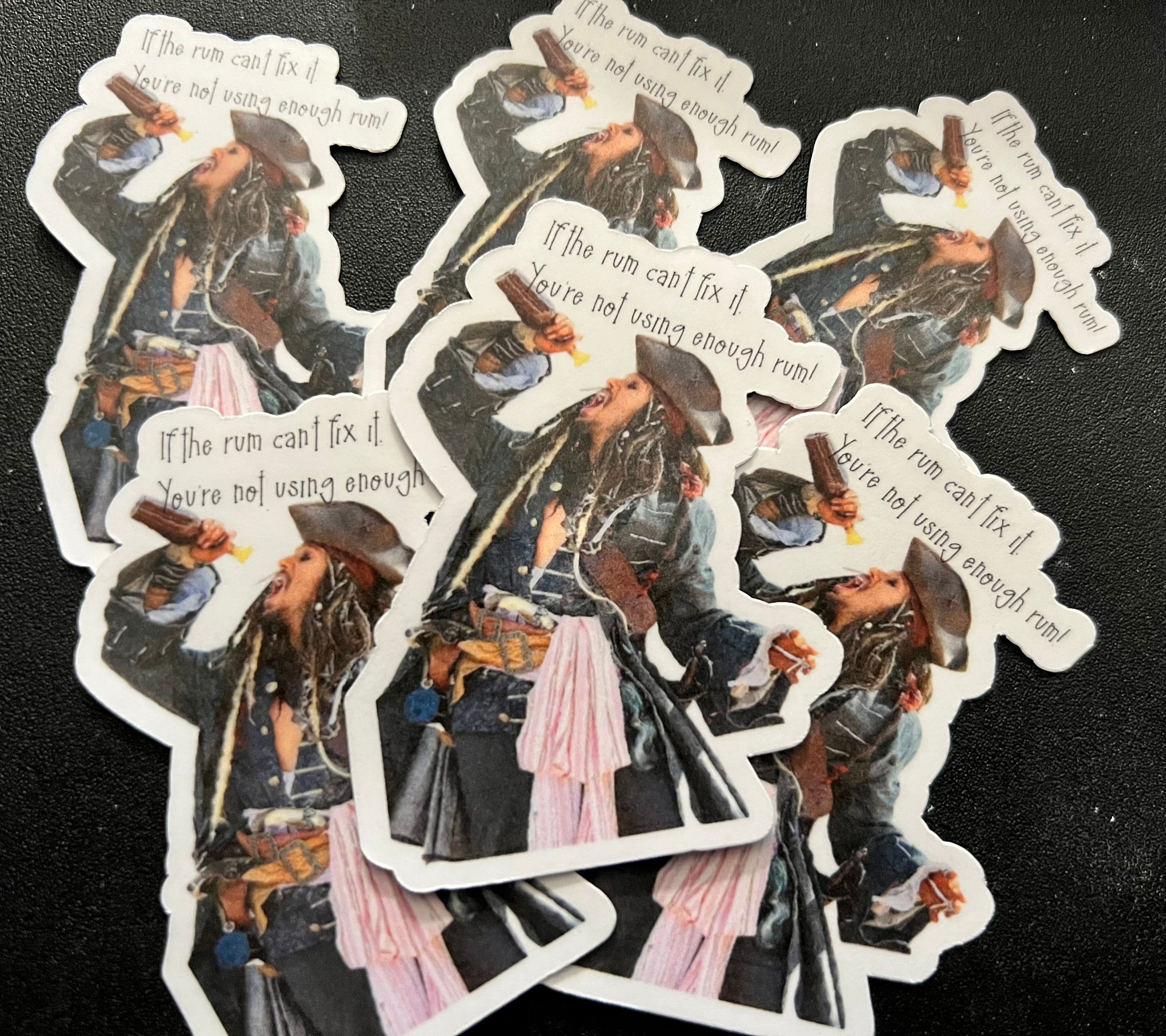 Captain Jack Sparrow Sticker - Laminated - Etsy