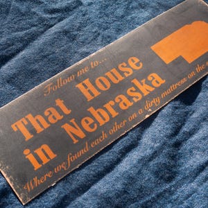 Nebraska Vinyl Bumper Sticker - Etsy