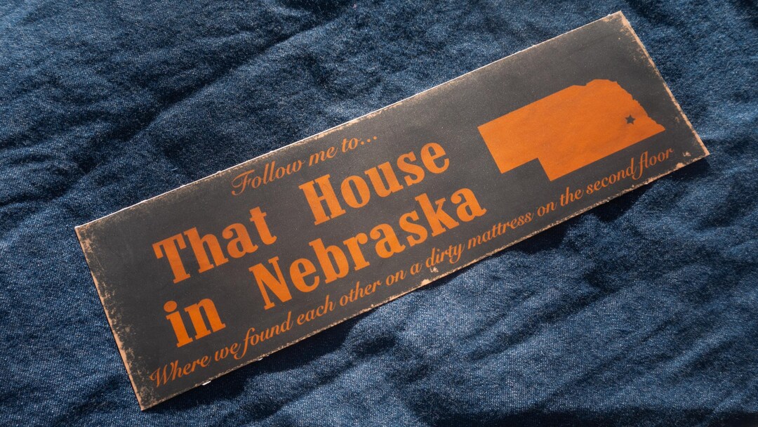 Nebraska Vinyl Bumper Sticker - Etsy