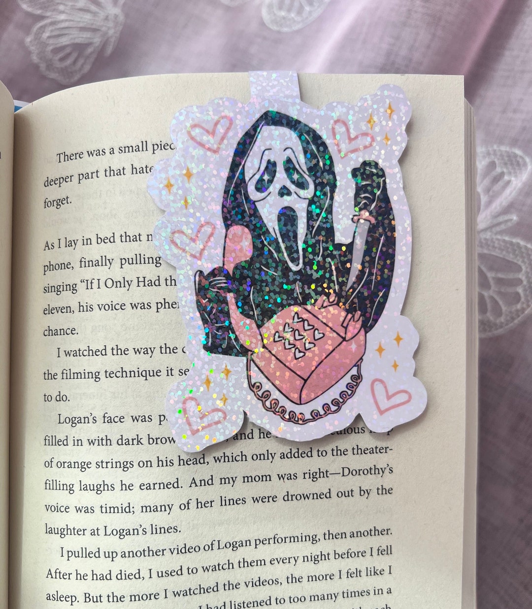 Scream Ghost Magnetic Bookmark Bookish Magnetic Bookmark - Etsy