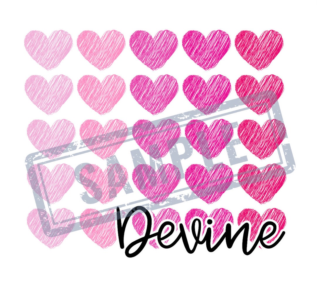 Devine Hearts Png-digital Design - Etsy