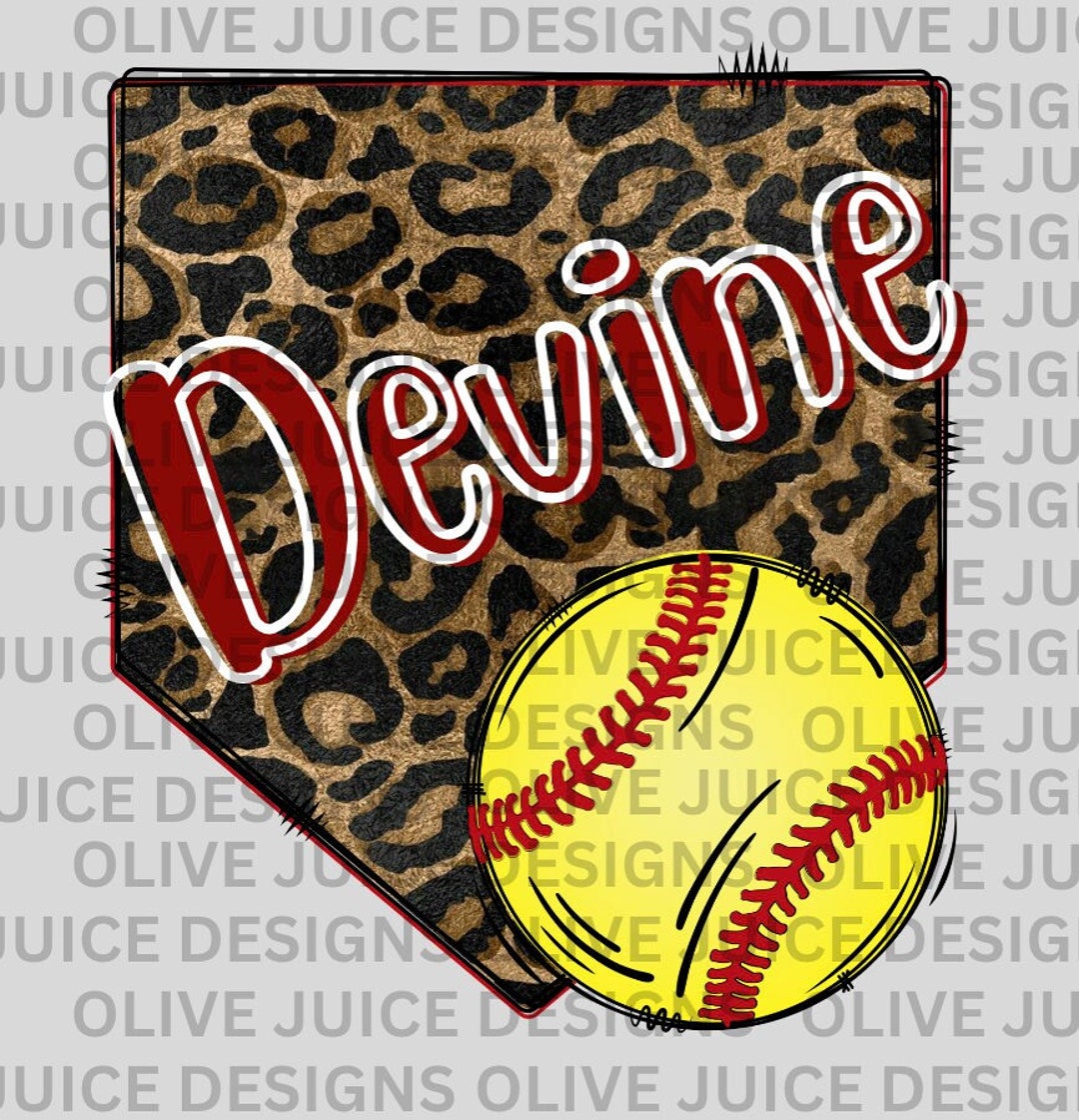 Devine Softball PNG- Softball PNG - Etsy