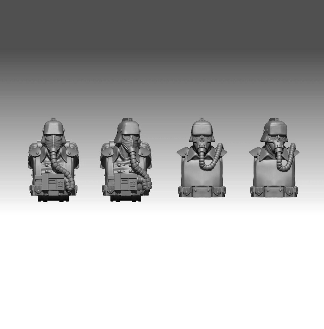 Trench Fighters: Torsos - Conversion Bits - Etsy