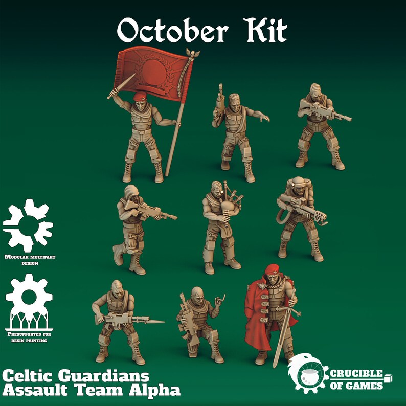 Celtic Guardians Strike Team Alpha - Etsy
