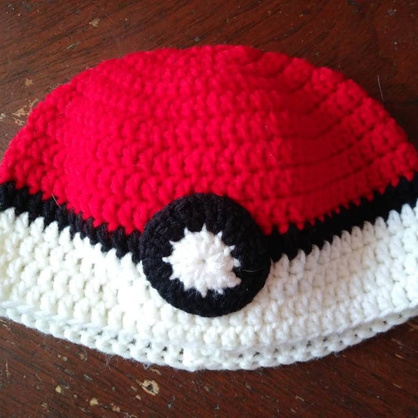 Pokeball Hat - Etsy