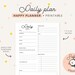 Happy Planner Daily Pages Printable, Daily Plan Page, Happy Planner ...