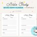 Mini Happy Planner Recipe Pages, Mini Happy Planner Recipe Insert ...