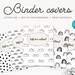 Binder Cover Printable Editable Canva Binder Insert Planner - Etsy
