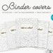 Binder Cover Printable Editable, Canva, Binder Insert, Planner Cover ...
