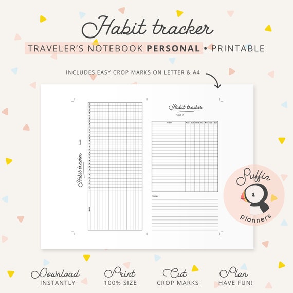 Paper Calendars & Planners travelers notebook standard insert Midori tn ...