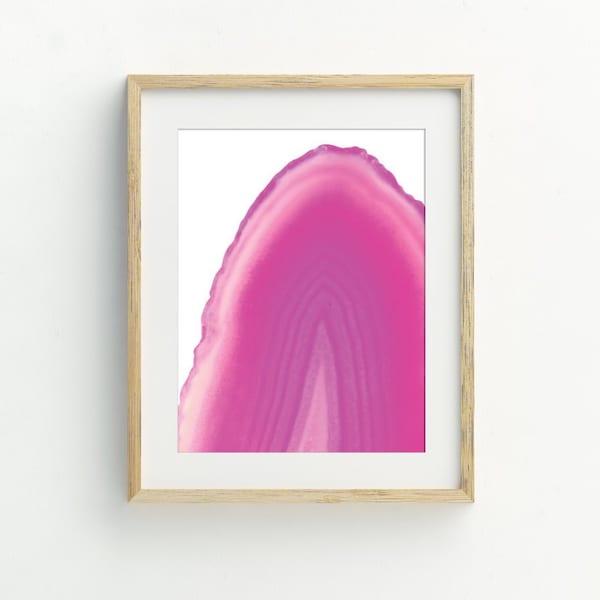 Agate Art Print - Etsy