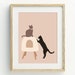 Cat Print, Cat Wall Art, Cat Printable Digital Download, Cat Poster ...