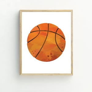 Sports Ball Prints, Set of 4, Sports Wall Decor, Boys Room Decor, Teen ...