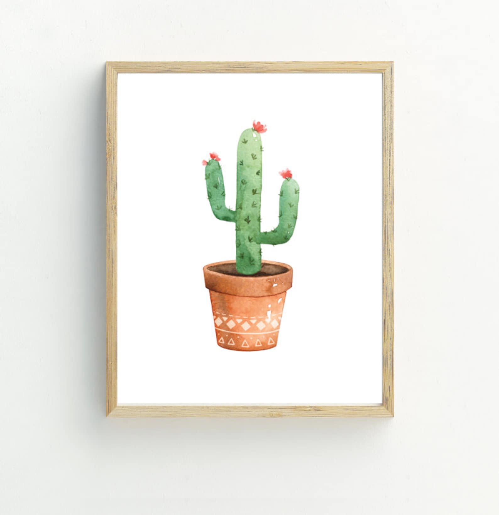 Cactus Print Printable Cactus Art Botanical Print Cactus - Etsy