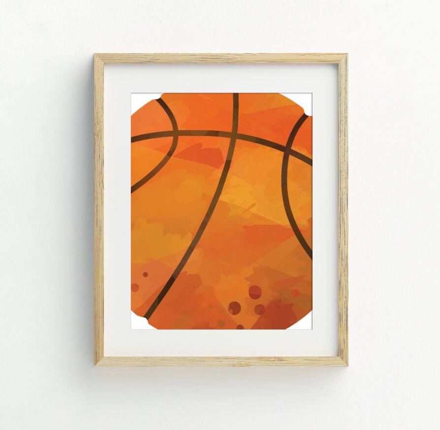 Sports Ball Prints, Set of 4, Sports Wall Decor, Boys Room Decor, Teen ...