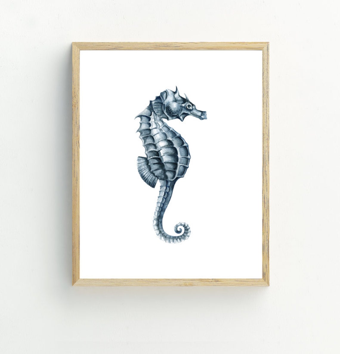 Seahorse Print, Seahorse Printable, Beach Decor, Coastal Wall Art ...