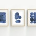 Abstract Art Print, Indigo Blue Watercolor, Abstract Wall Art ...