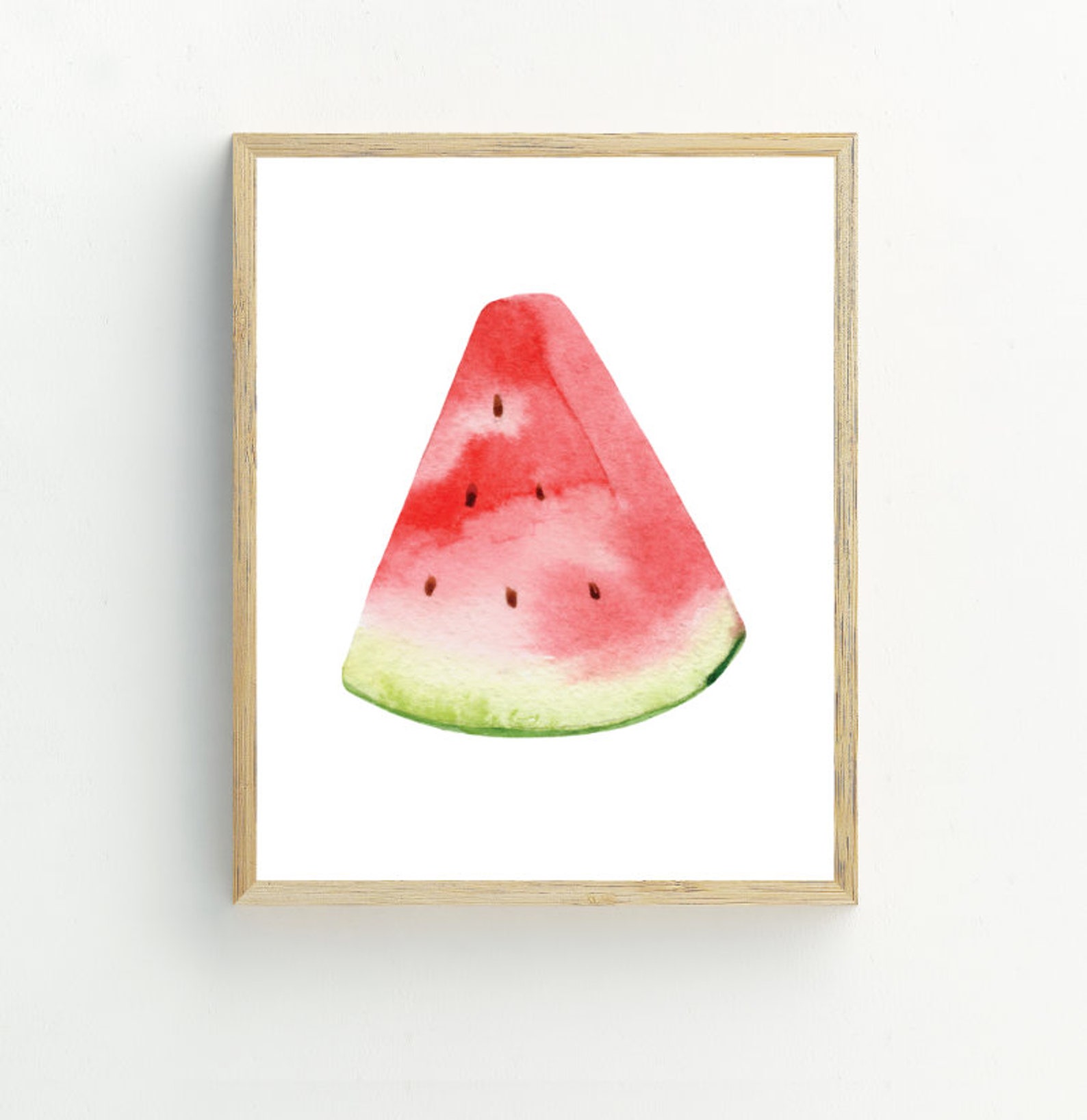 Watermelon Print Kitchen Wall Art Watermelon Printable - Etsy