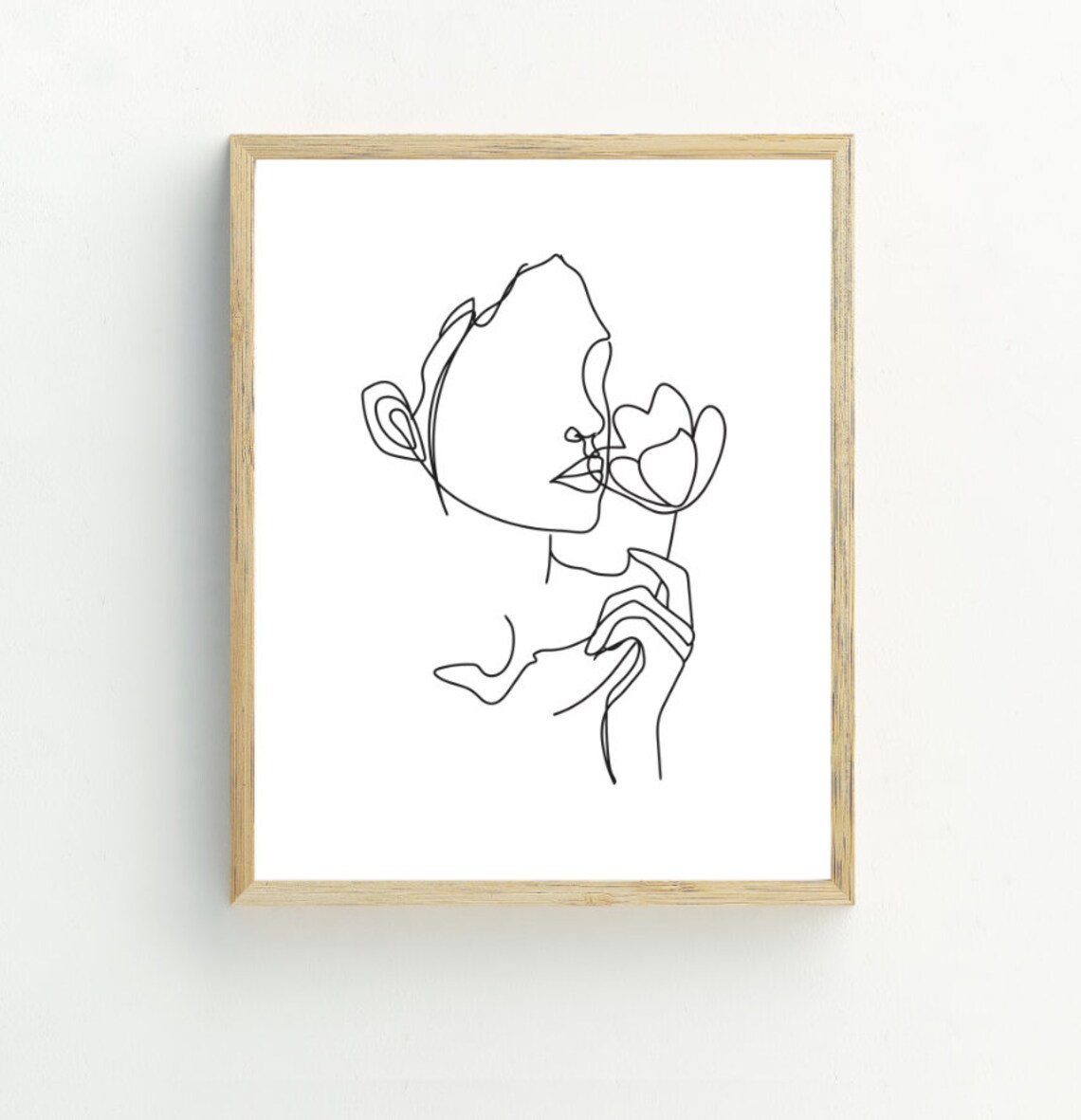 Line Art Print Abstract Woman Shape Print Set of 3 Black and - Etsy