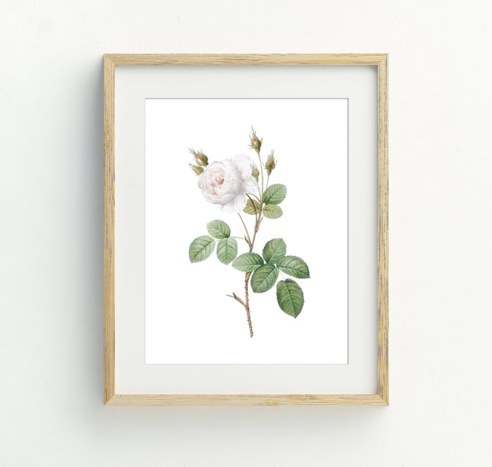 Rose Print, Power Wall Art, Farmhouse Decor, Digital Download ...