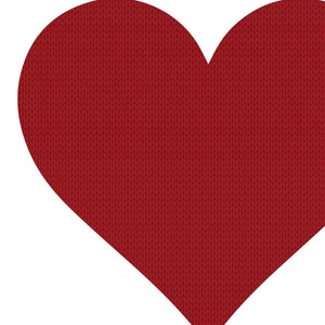 Red Heart Print, Heart Printable Wall Art, Valentines Day Printable ...