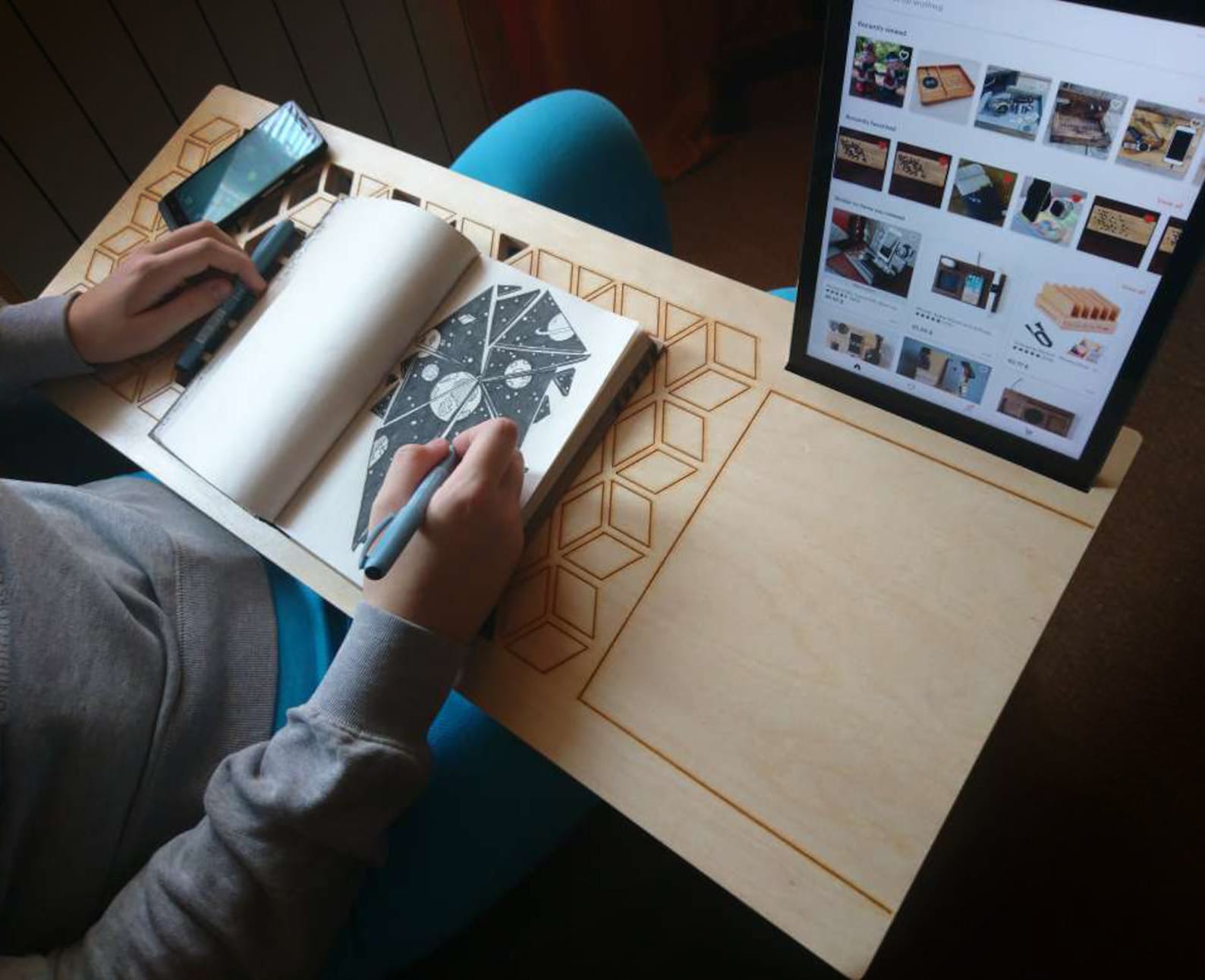 Portable Stand for Surface Pro Free Customization Laptop Stand - Etsy