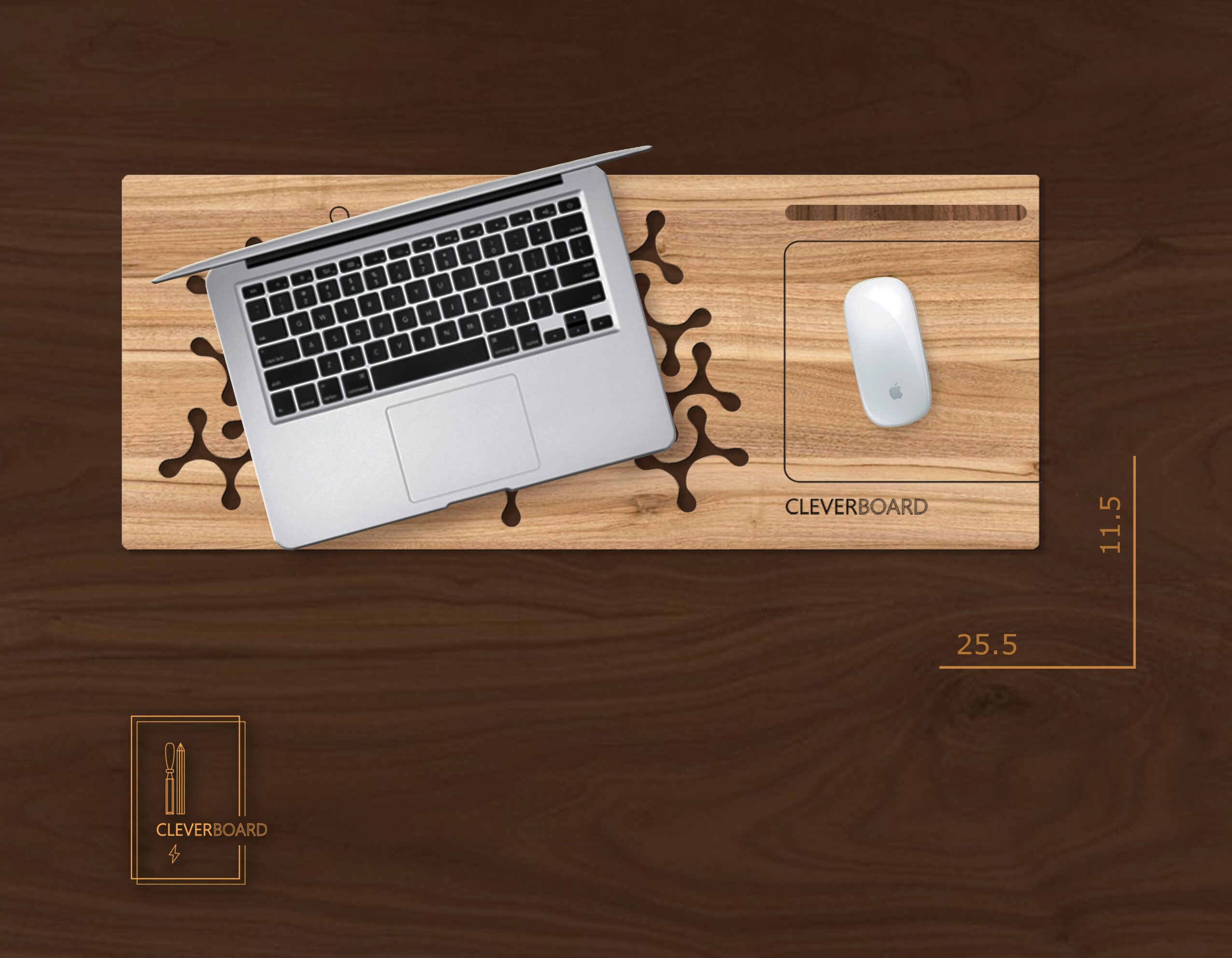 Wooden Laptop Stand Wooden Desk Lap Desk Wooden Laptop Stand - Etsy