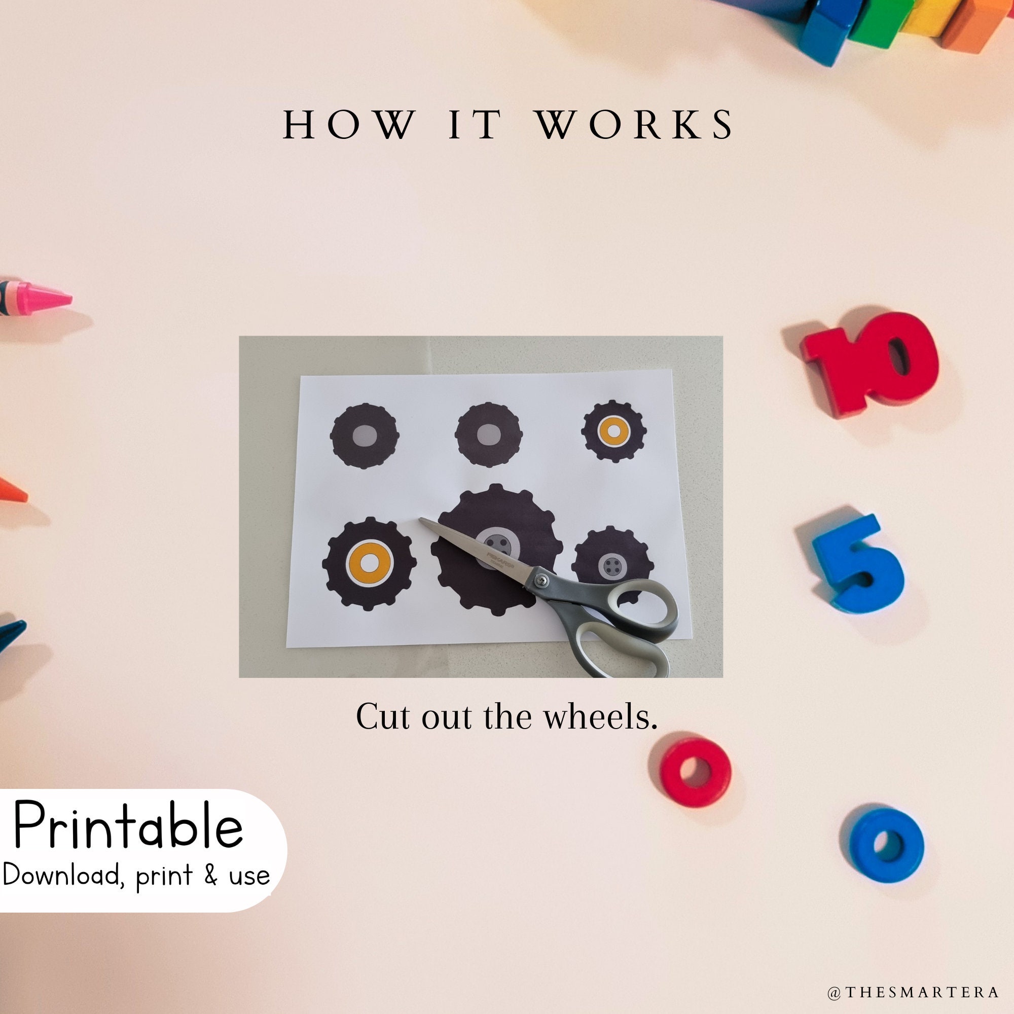 Pin the Wheels | Construction Birthday Theme | Printable Party Game - Etsy