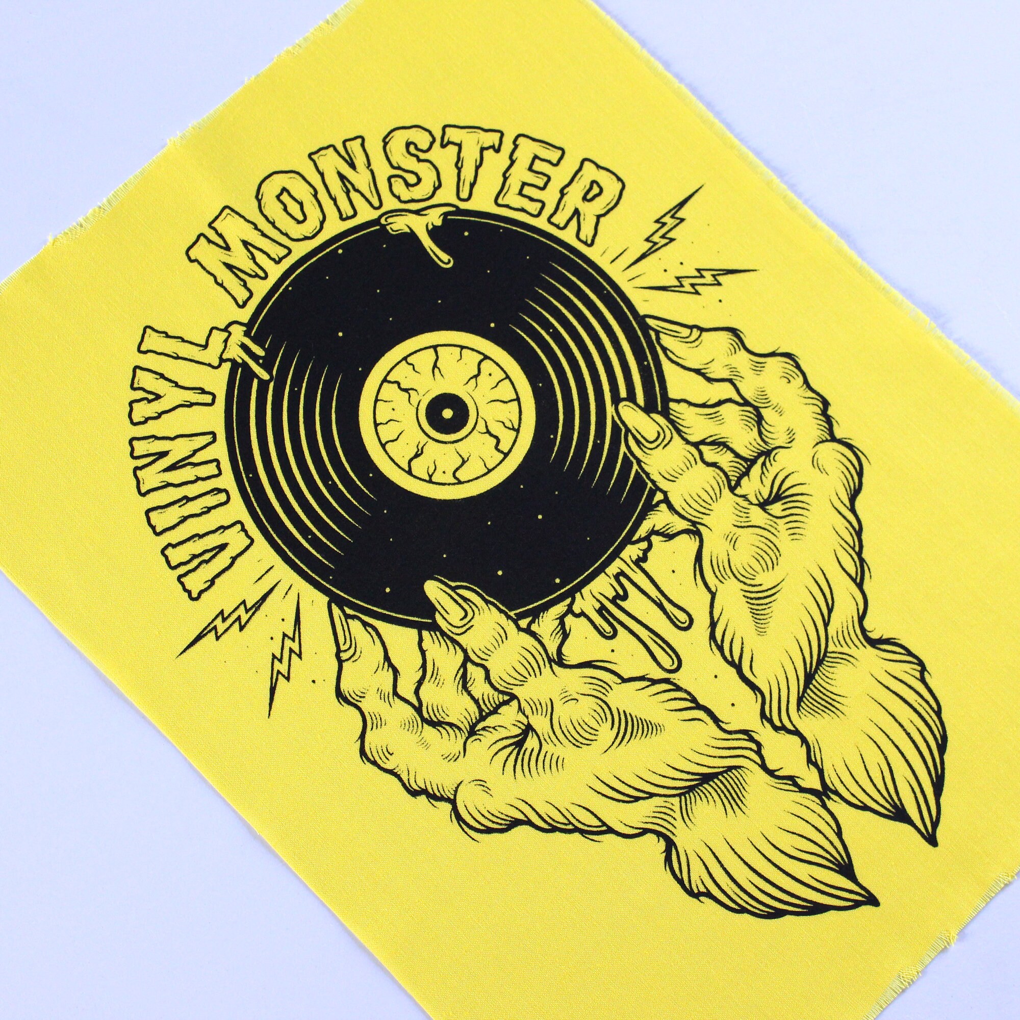 Vinyl Monster Screen Printed Sew On Patch | Etsy