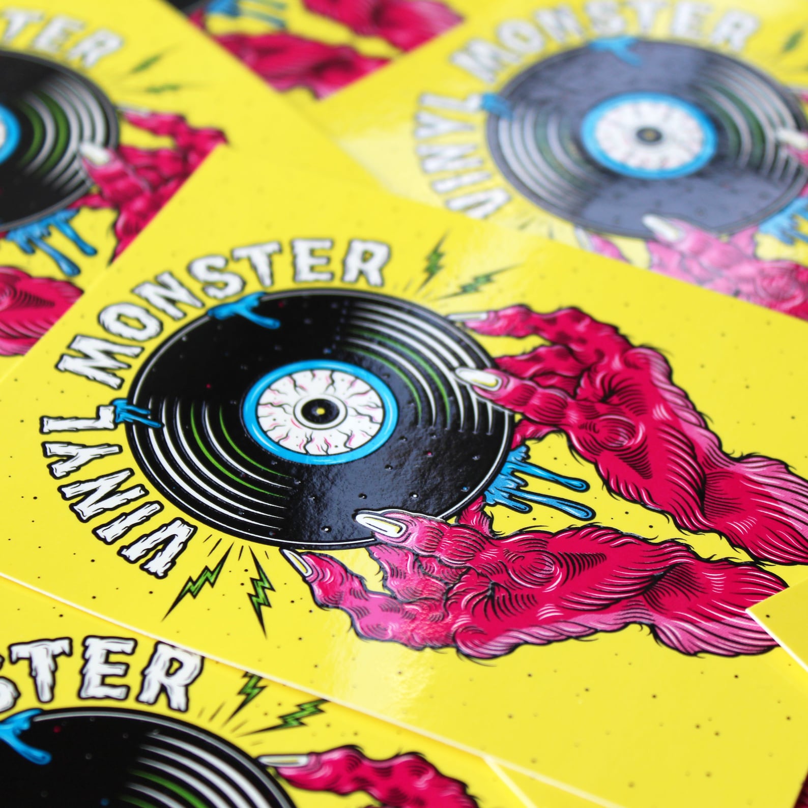 Calcomanía de vinilo Monster Sticker - Etsy España