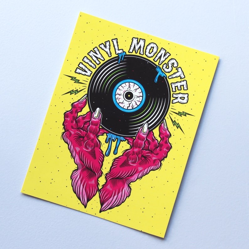 Vinyl Monster Sticker Decal - Etsy