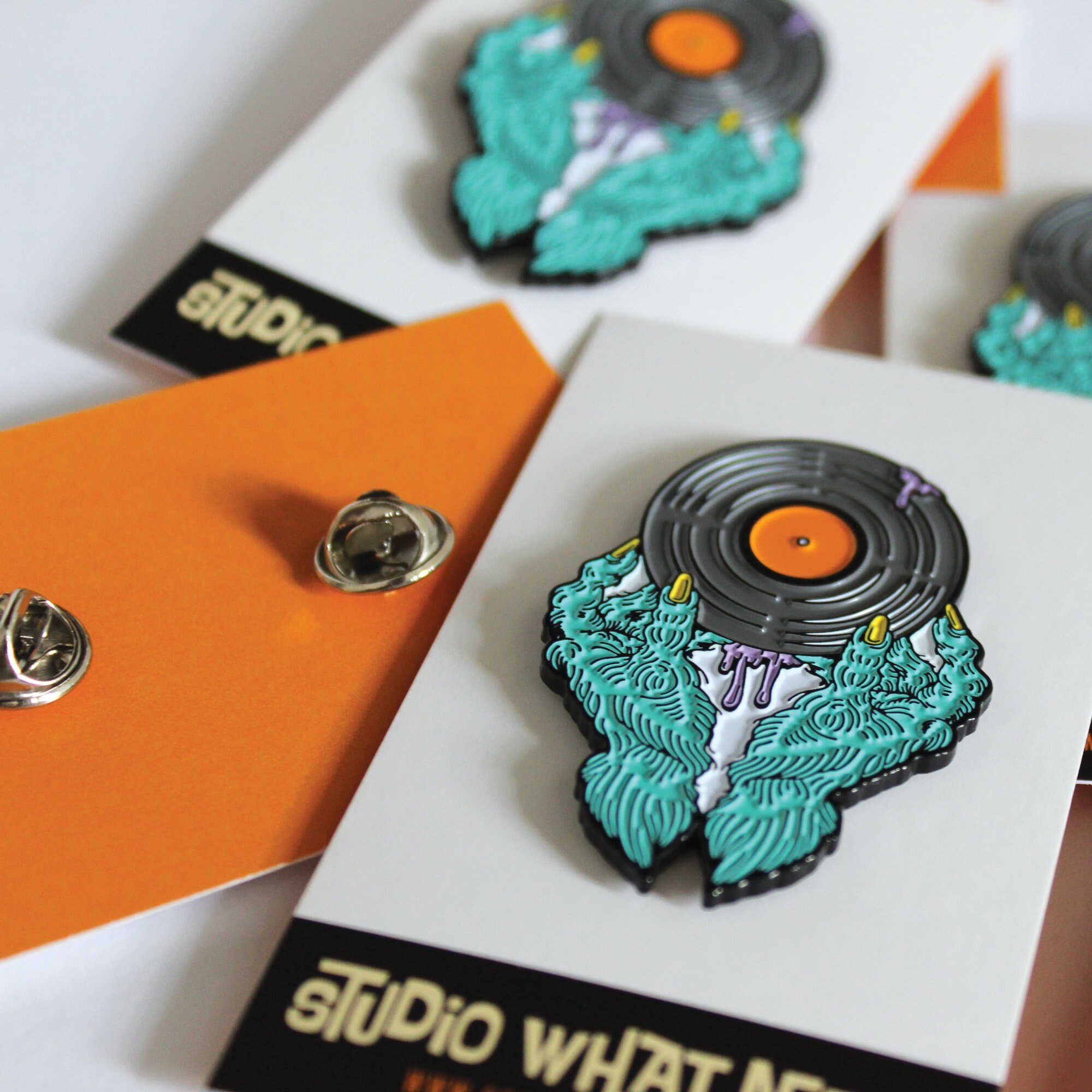 Vinyl Monster Enamel Pin Music and Record Lover Gift - Etsy