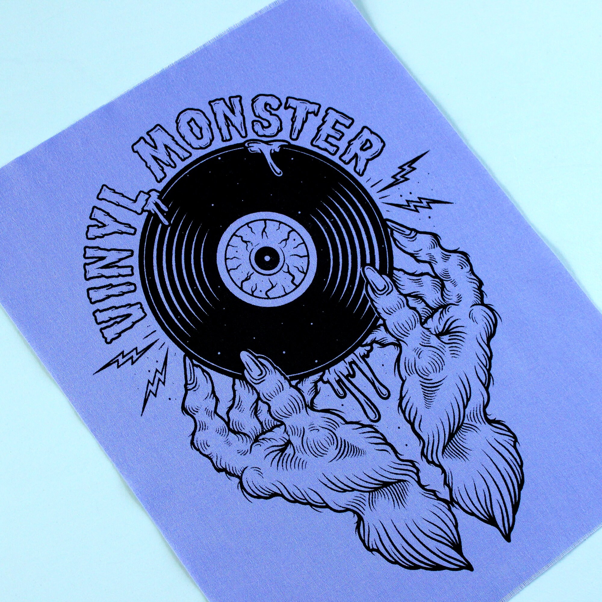 Vinyl Monster Screen Printed Sew on Patch - Etsy