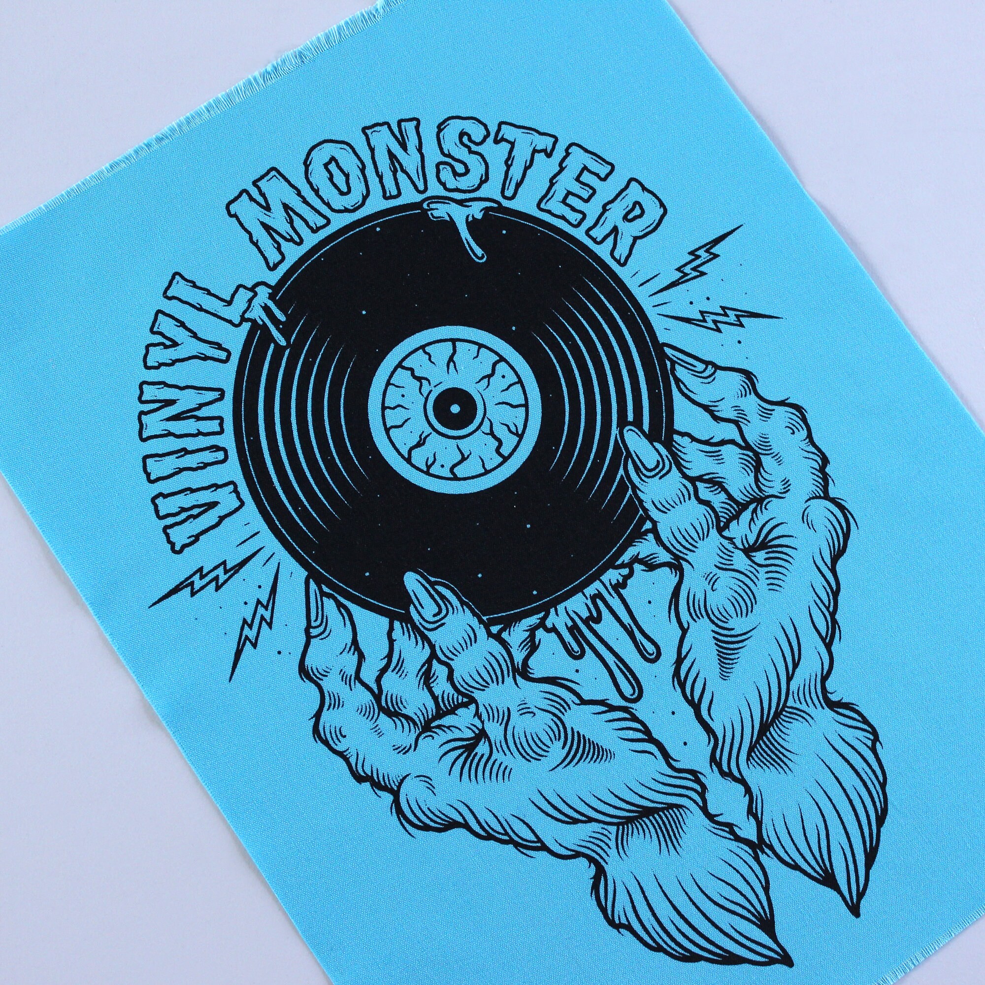 Vinyl Monster Screen Printed Sew on Patch - Etsy