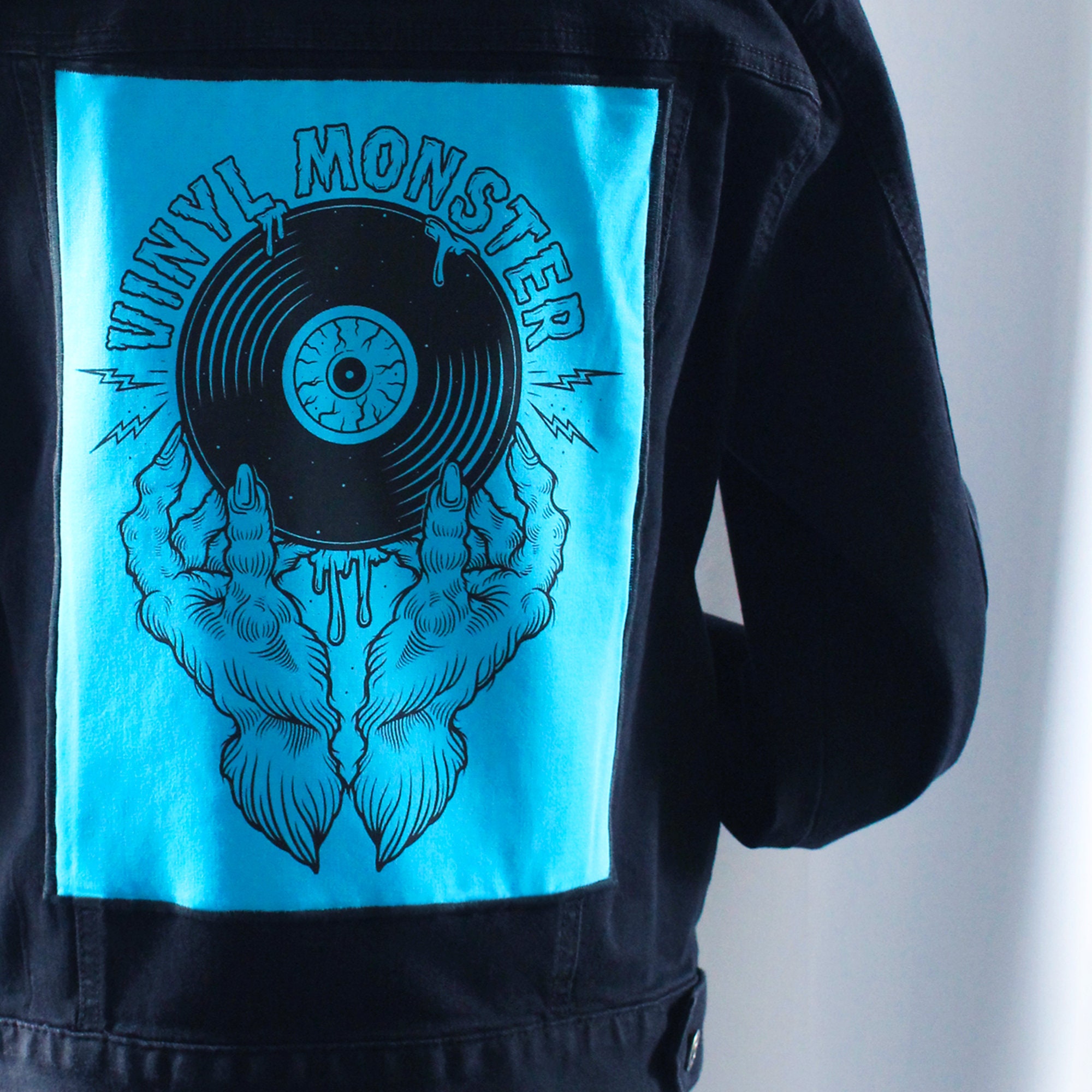 Vinyl Monster Screen Printed Sew on Patch - Etsy