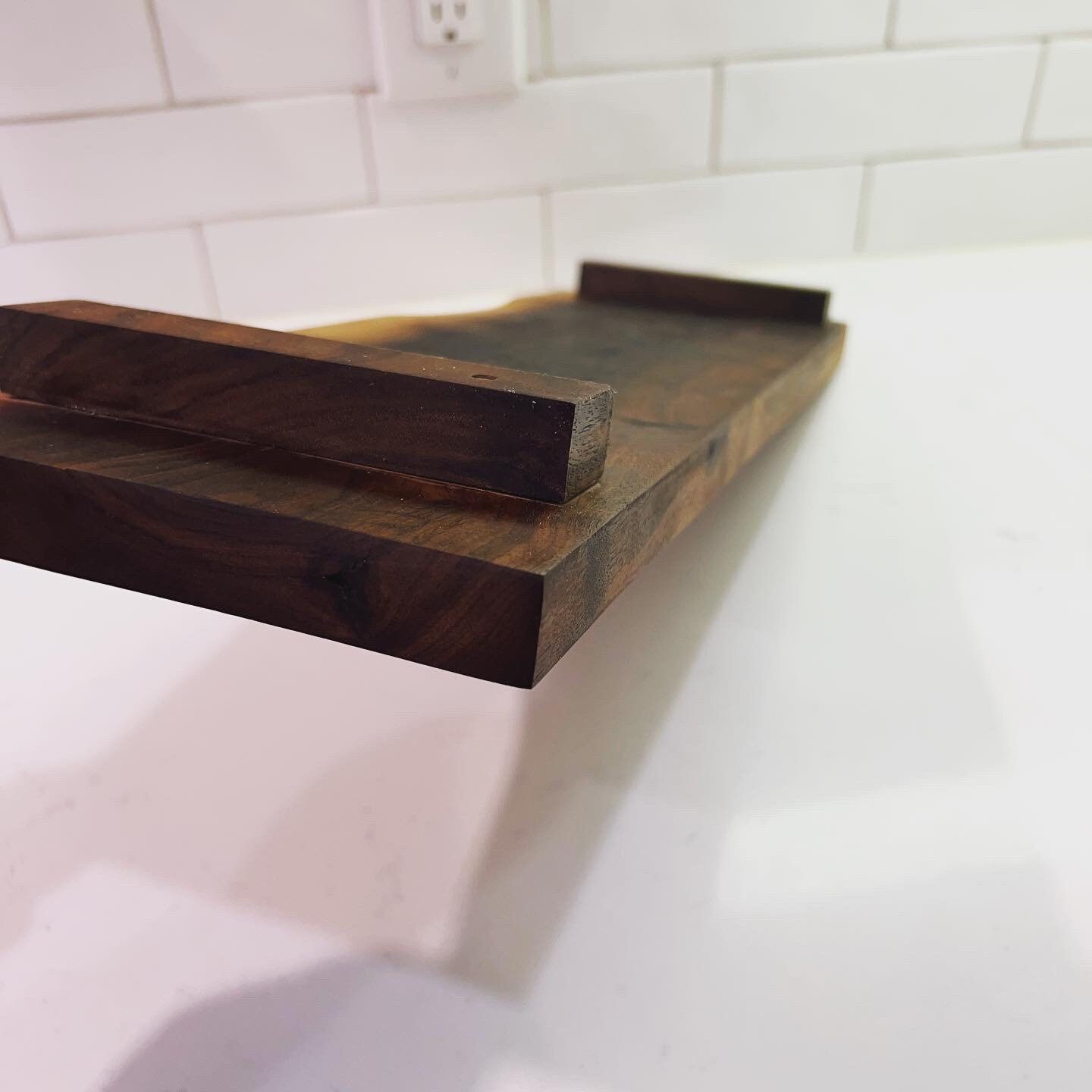 Live-edged Black Walnut Kitchen Riser & Charcuterie Board - Etsy